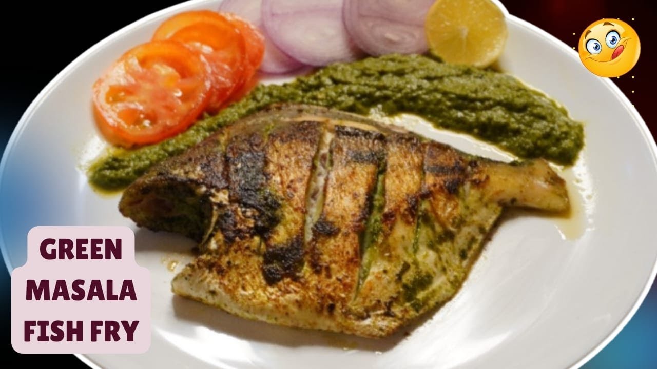 GREEN MASALA FISH FRY - YouTube