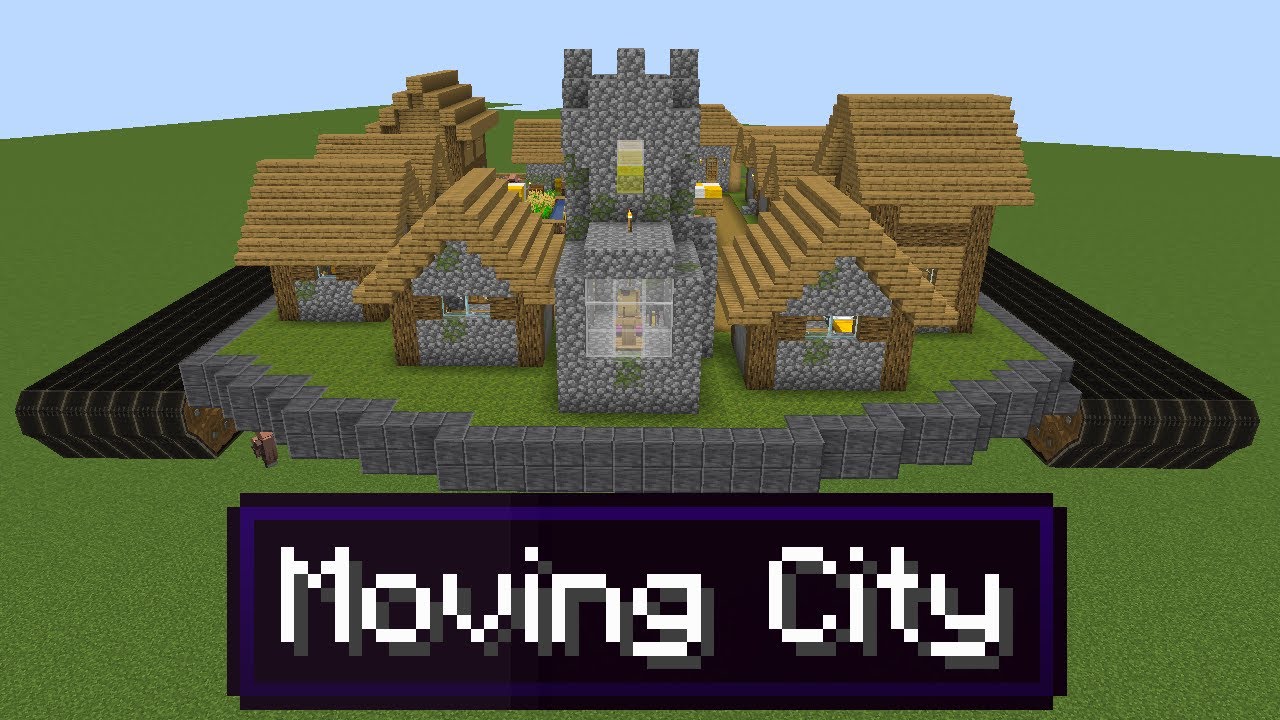 i made a moving city in minecraft (with create) - YouTube