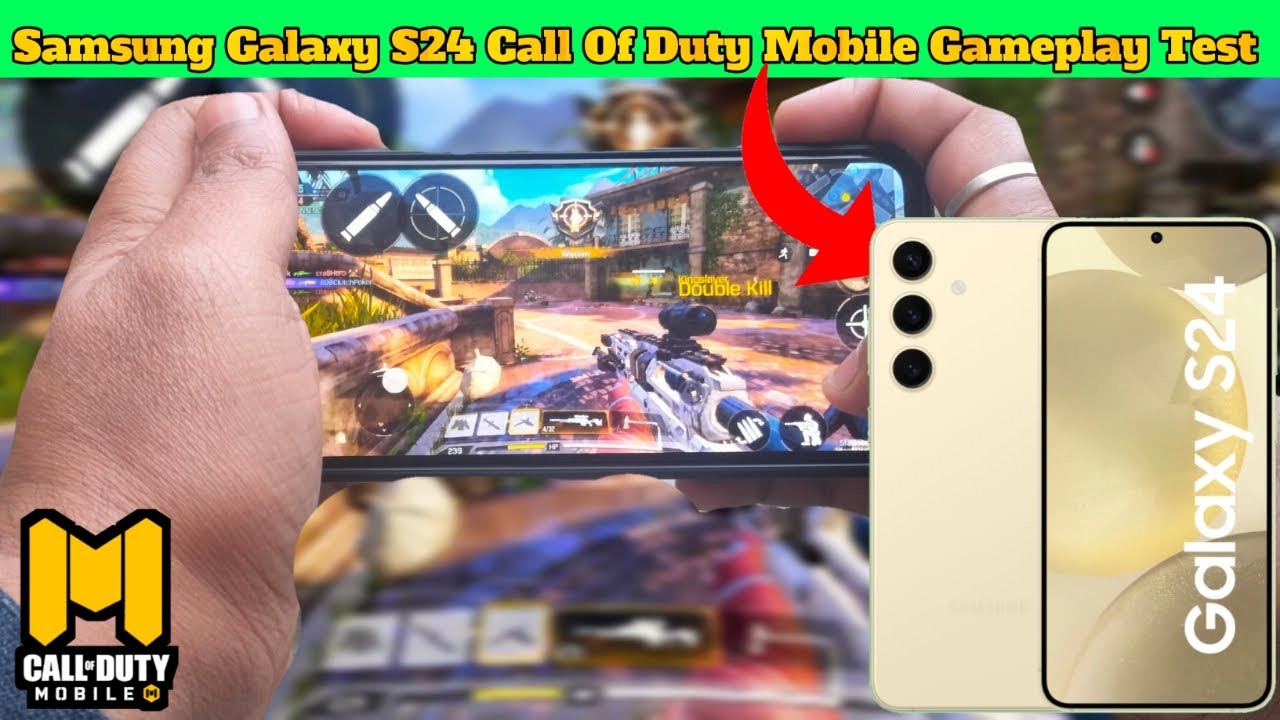 Samsung Galaxy S24 Call Of Duty Mobile Gameplay Test|Samsung S24 Cod ...