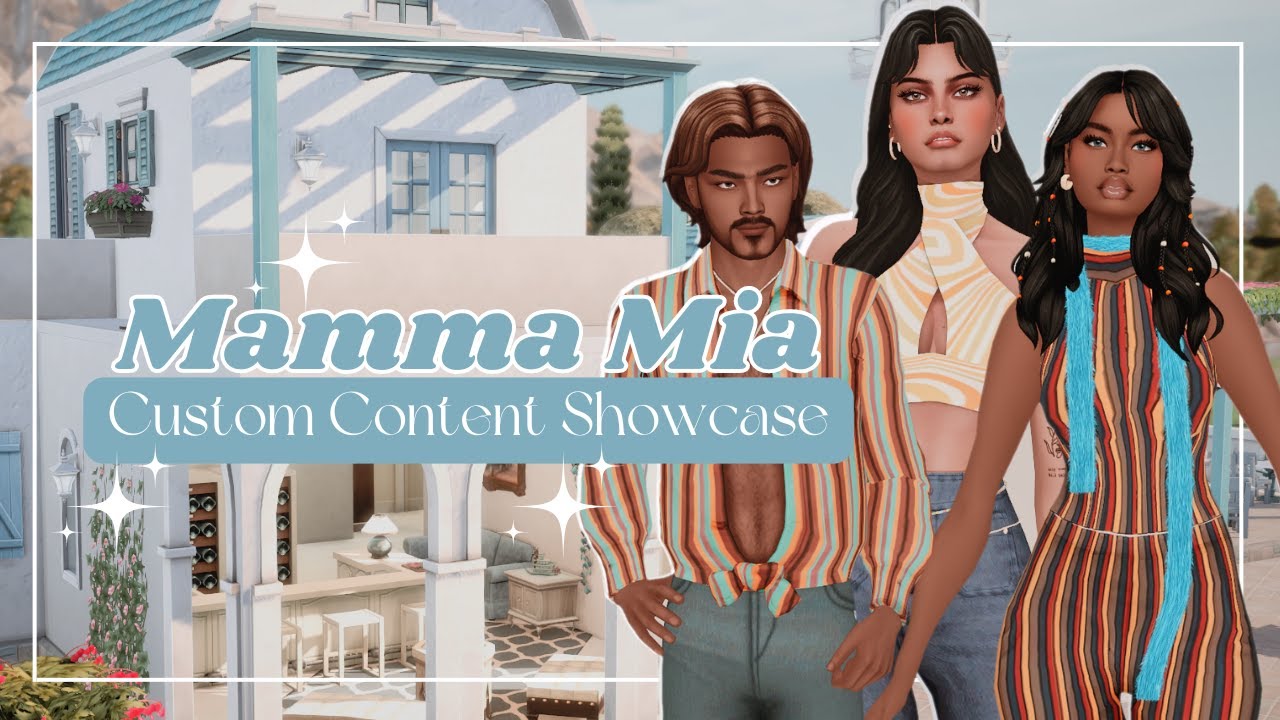 Essential Mamma Mia CC August 2024 | sims 4 Custom Content Showcase🪩 ...