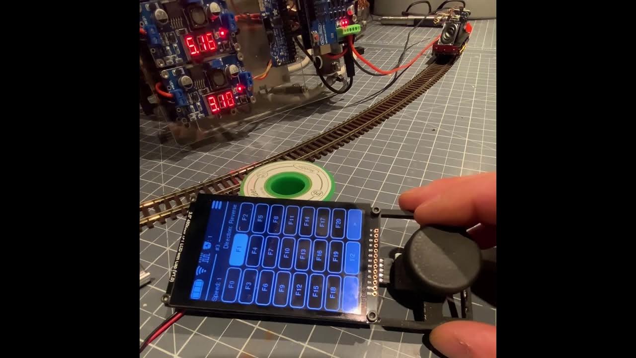 DCC-EX Command Station and DCC-EX-T3-WiFi throttle - YouTube