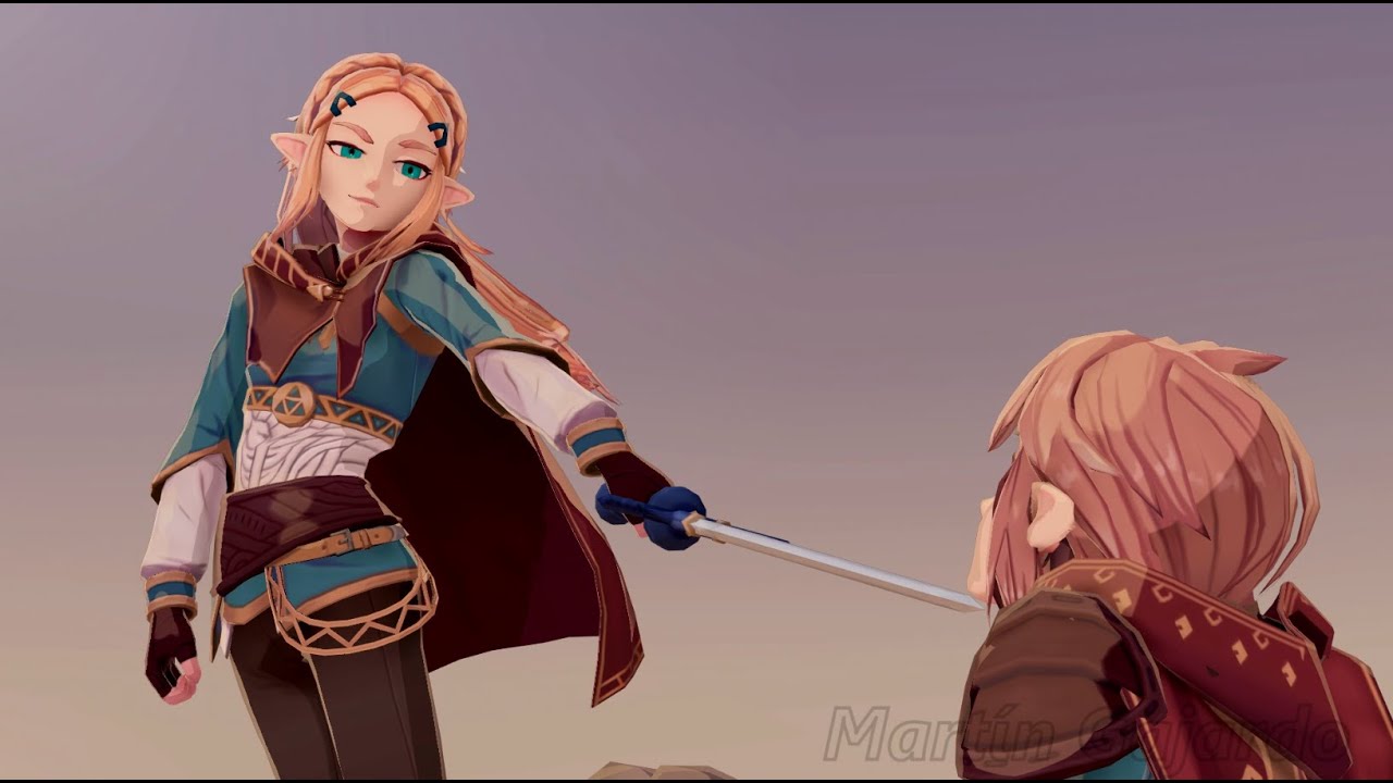 Zelda vs Link (Animation) - YouTube