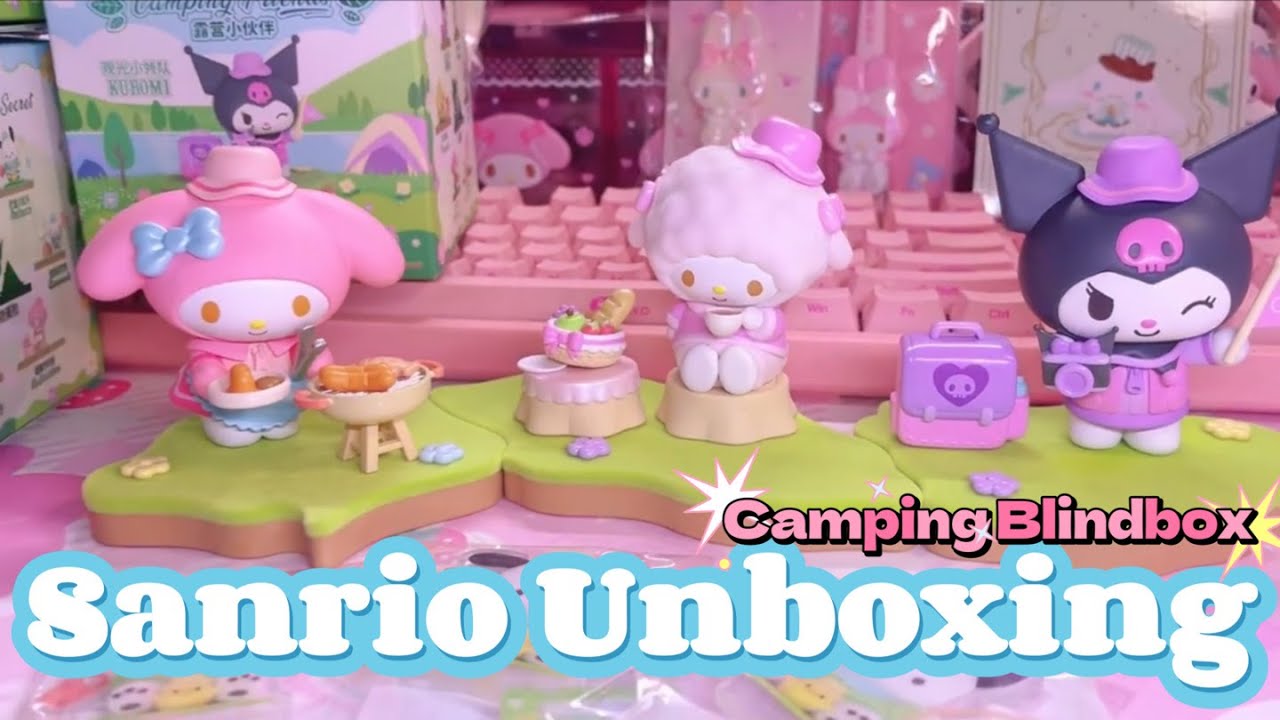 Relaxing Unboxing: Dive into the Sanrio Camping Friends Series Blindbox ...