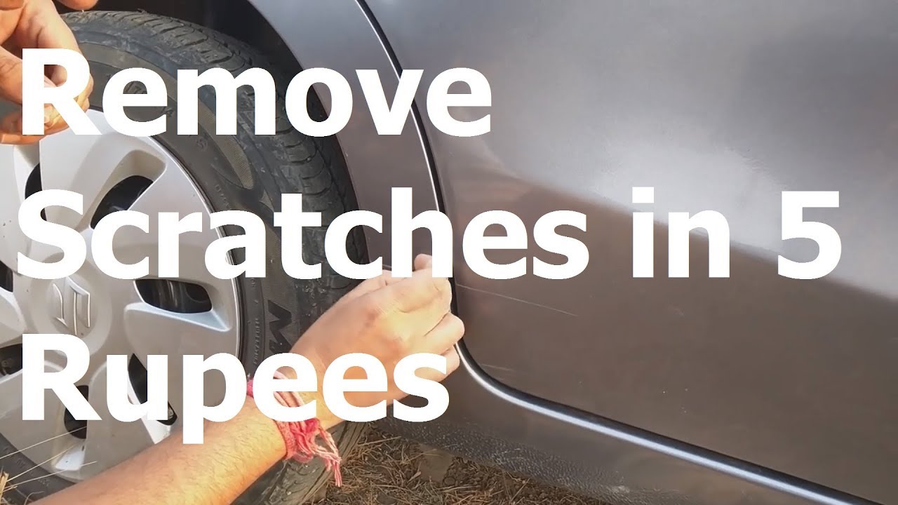 Must Watch - How to permanently remove scratches from car at home just ...