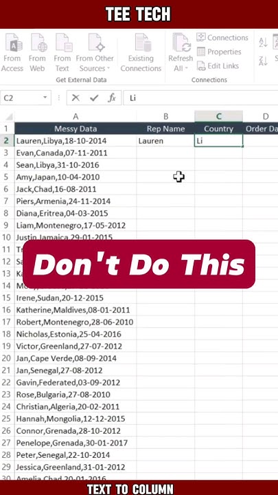 Delimited function in Excel 😉🔥#excel #exceltips #data #exceltutorial # ...