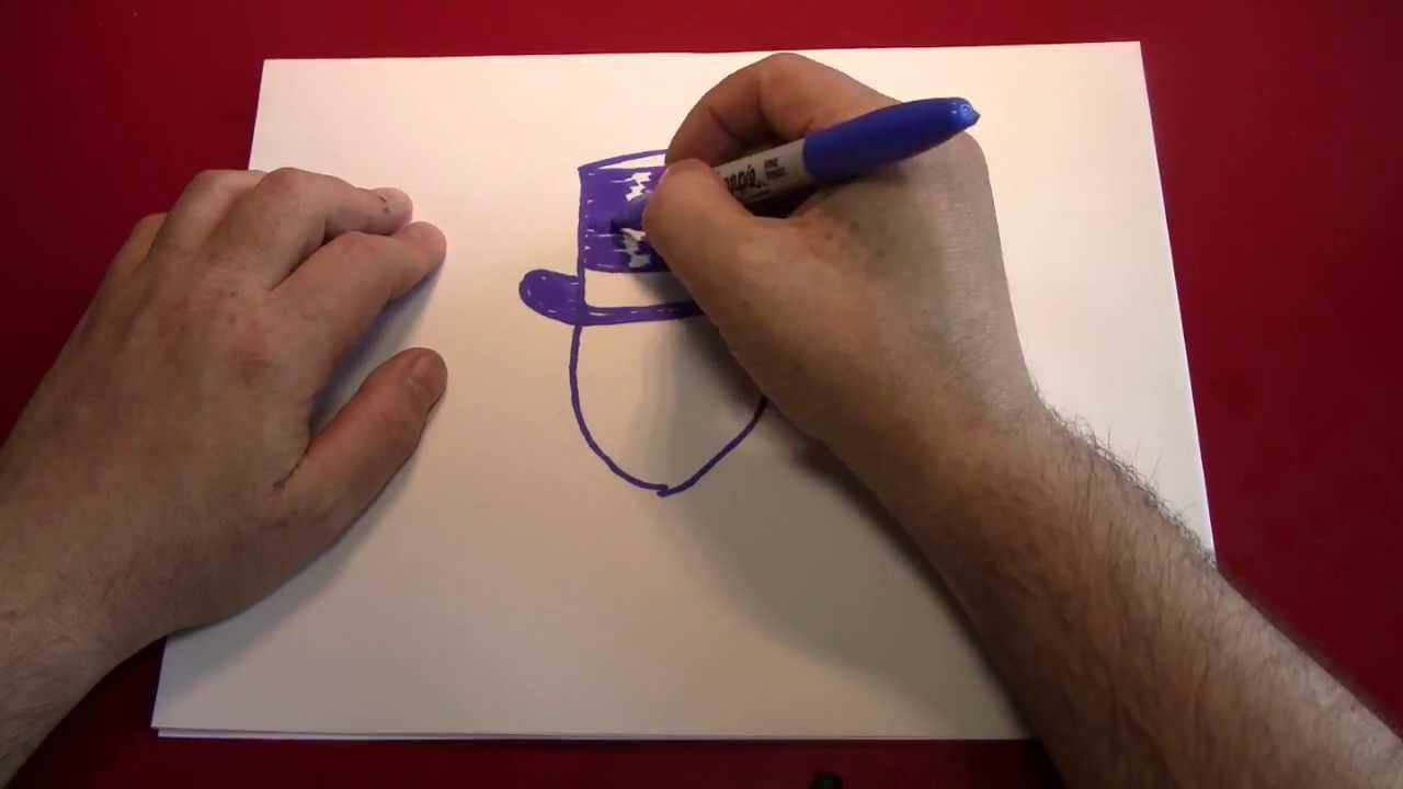 Doodling (Drawing a Top Hat) - YouTube