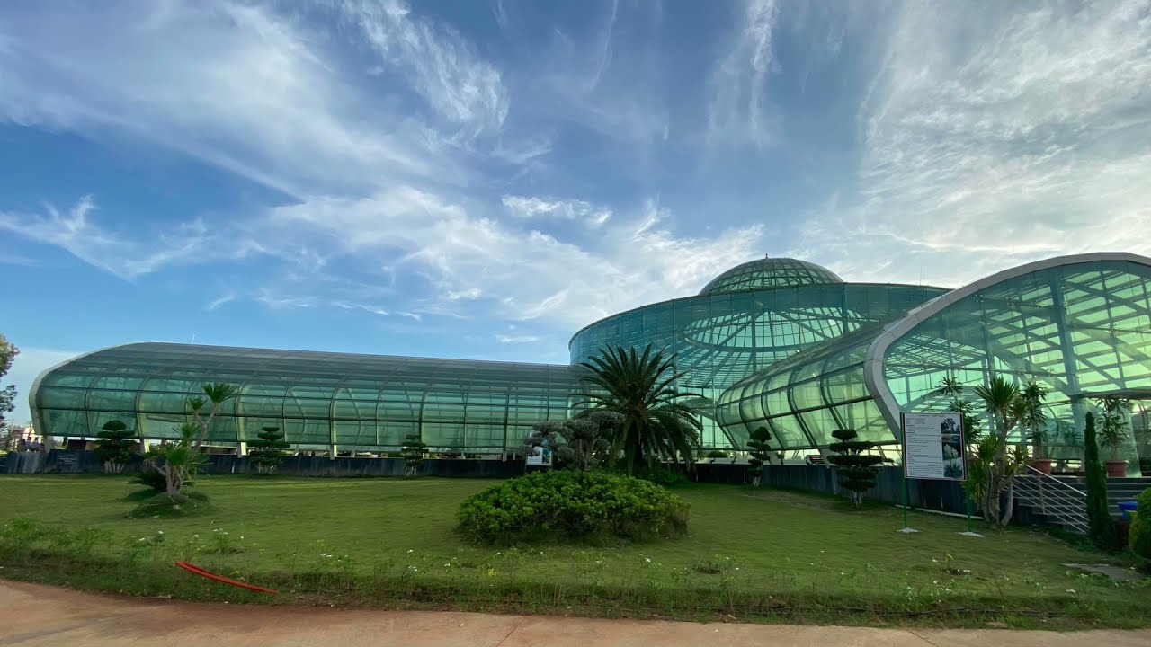 One of the best Glass house in India, Davanagere - YouTube