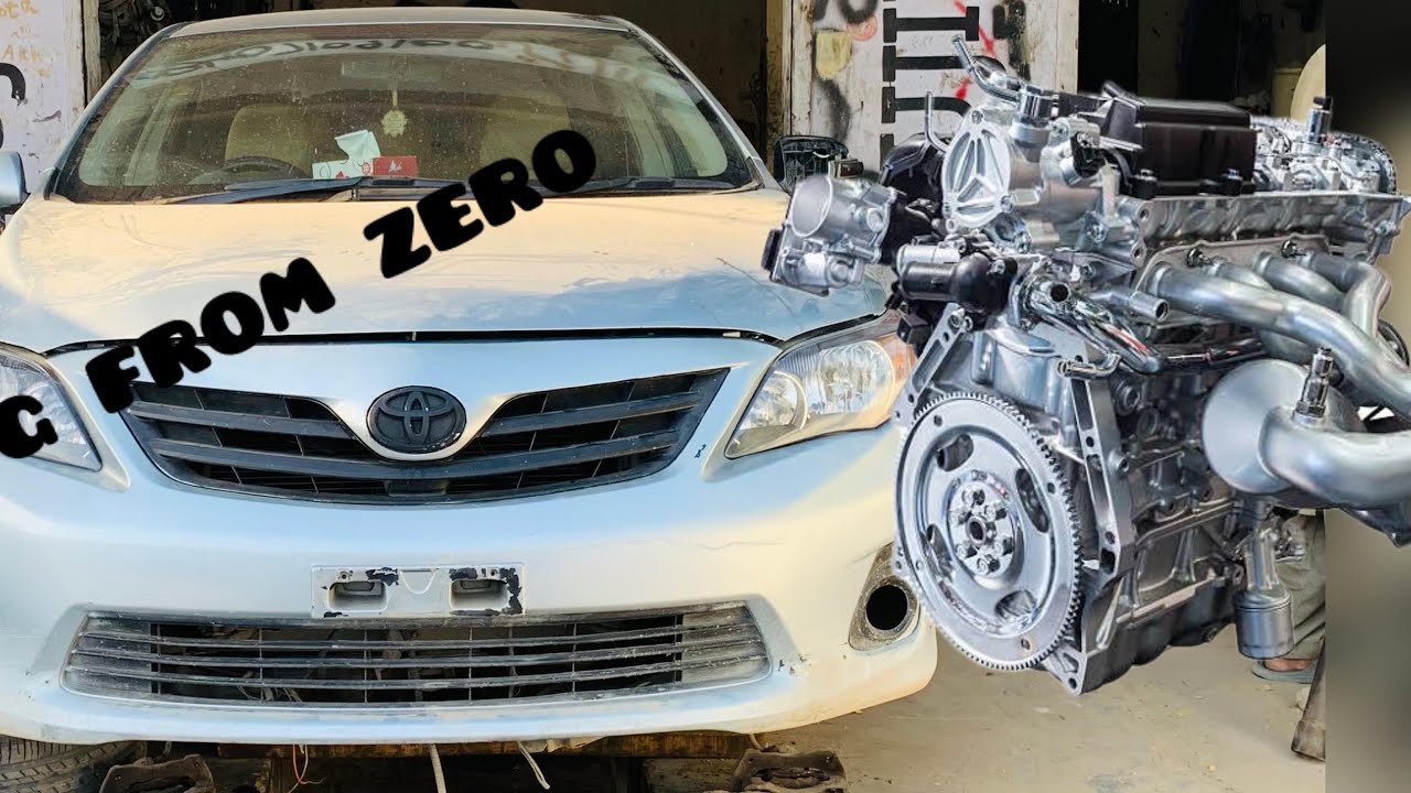 Restoration Of Corolla 2013 | Maintenance | Part 1 - YouTube