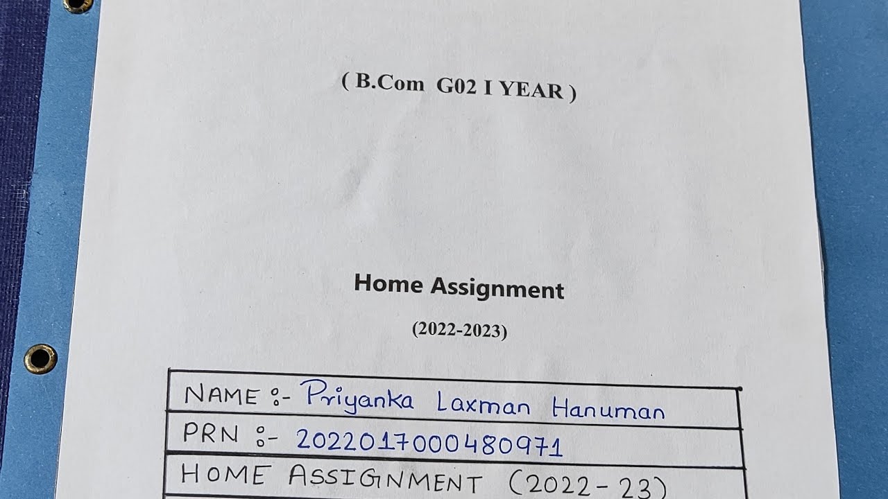 How to make Home Assignment of YCMOU? | Tutorials of Home Assignment ...