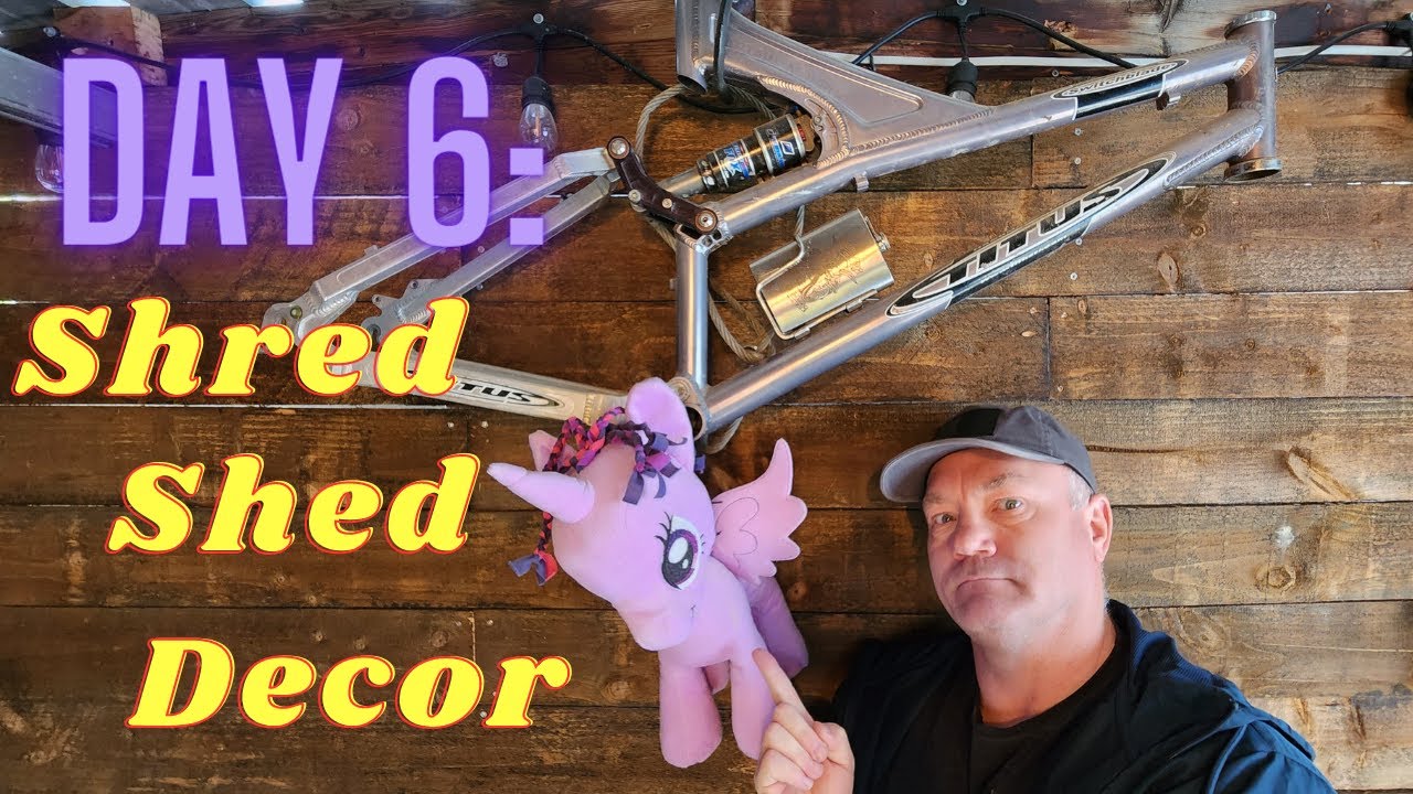 Day 6: Shred Shed Decor - YouTube