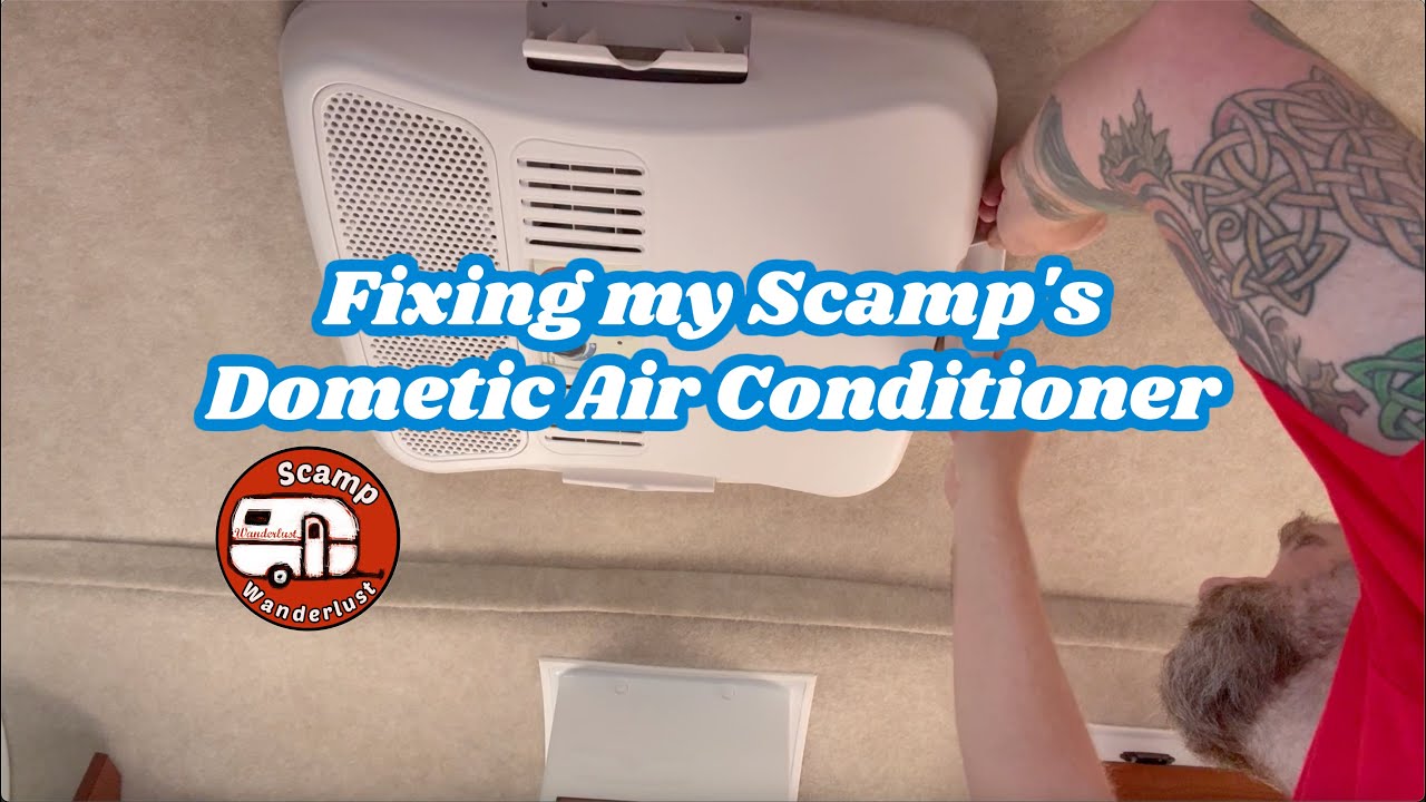 Fixing My Scamp's Air Conditioner - YouTube
