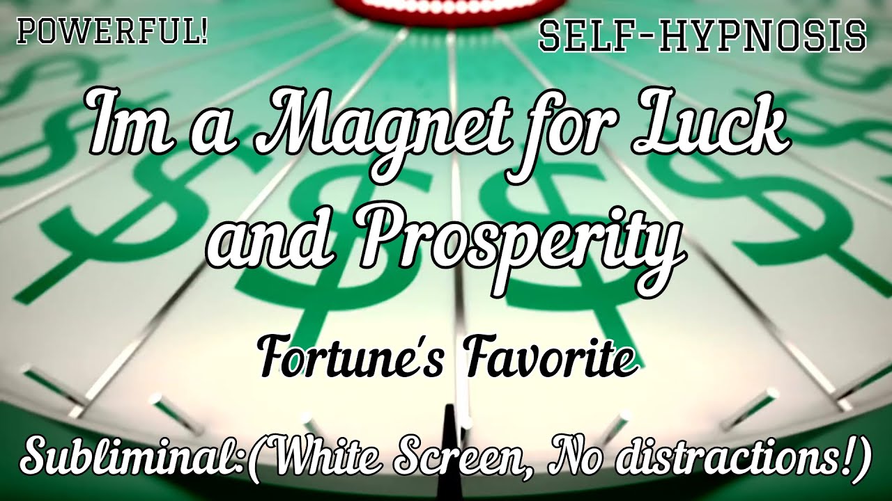 🍀💫 ACTIVATE YOUR LUCK MAGNET NOW! 🌟 - YouTube