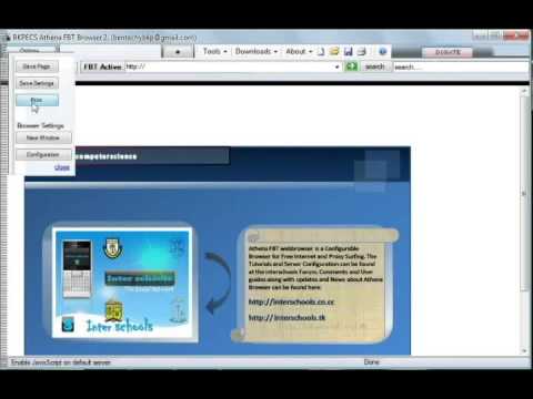Athena Universal FBT Browser ( Universal free internet) - YouTube