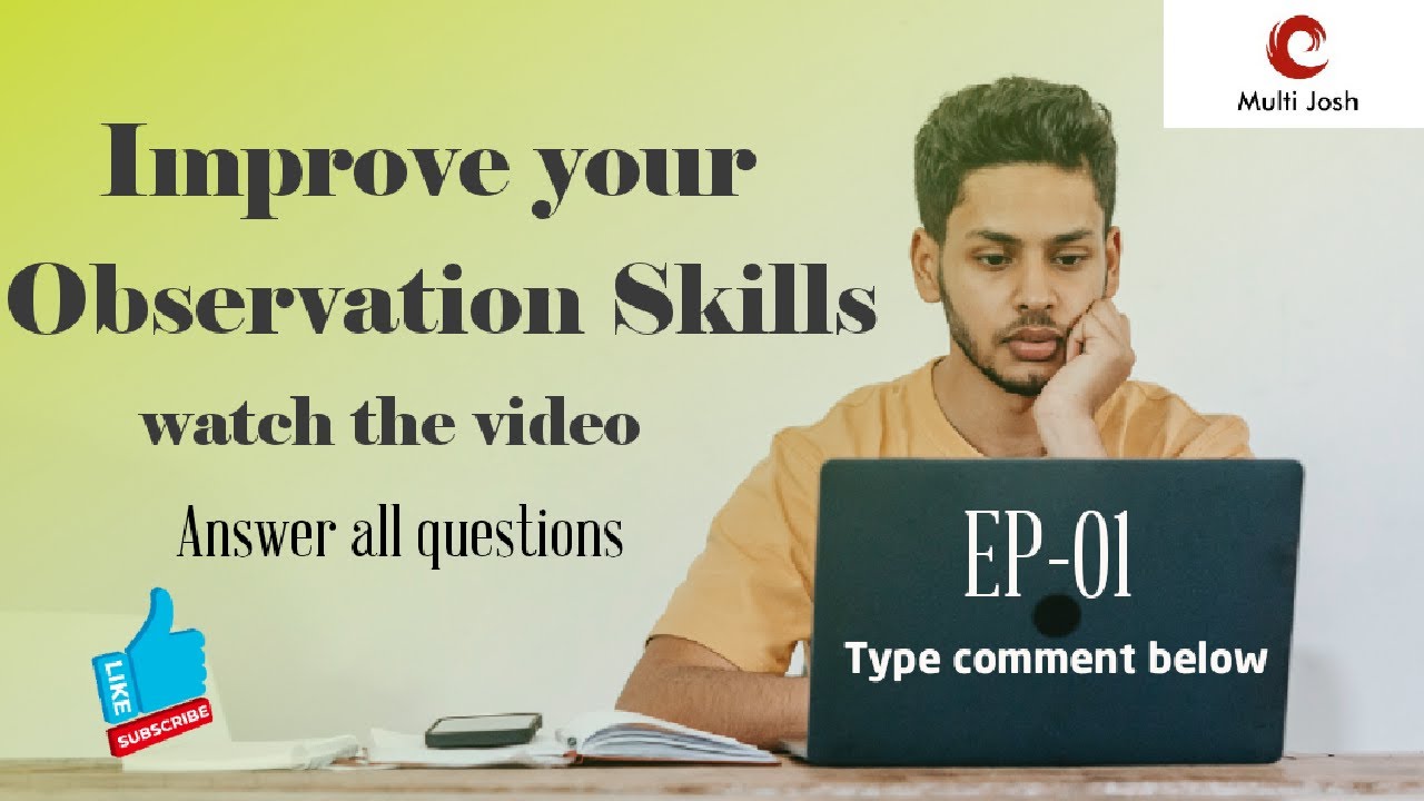 Improve your observation skills || mind skills game || EP-01 || How to ...