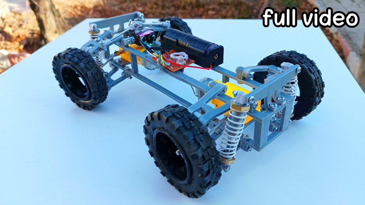 handmade off-road rc car from pvc pipe ( full video ) - YouTube