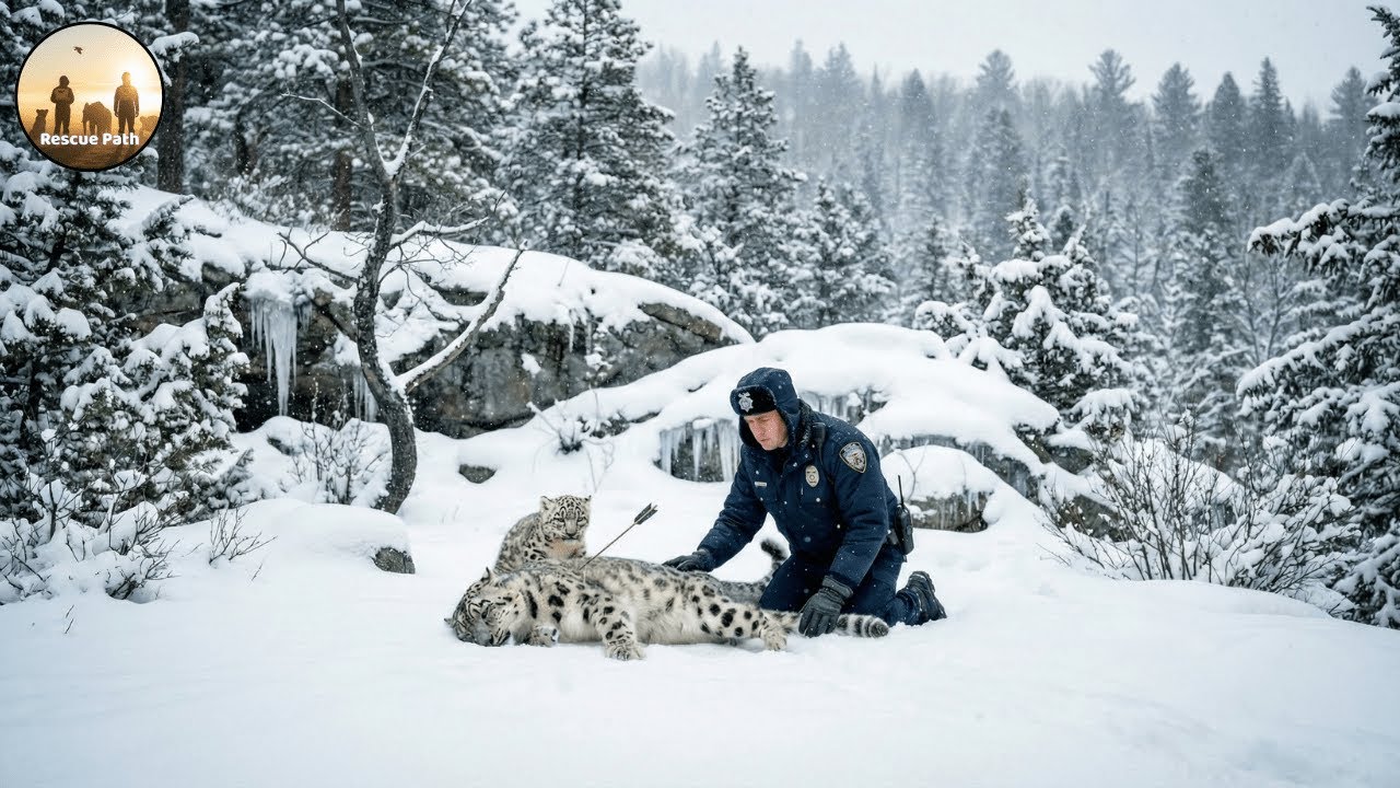 Snow Leopard Cub Leads Ranger in a Daring Animal Rescue Mission ...