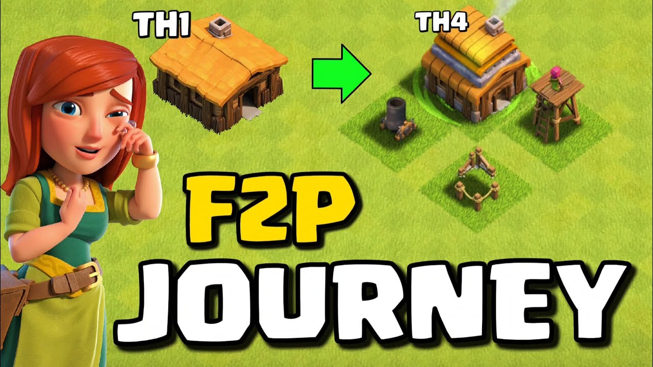 I Made a F2P ACCOUNT and I had THE MOST FUN in COC | FREE 2 PLAY Clash ...