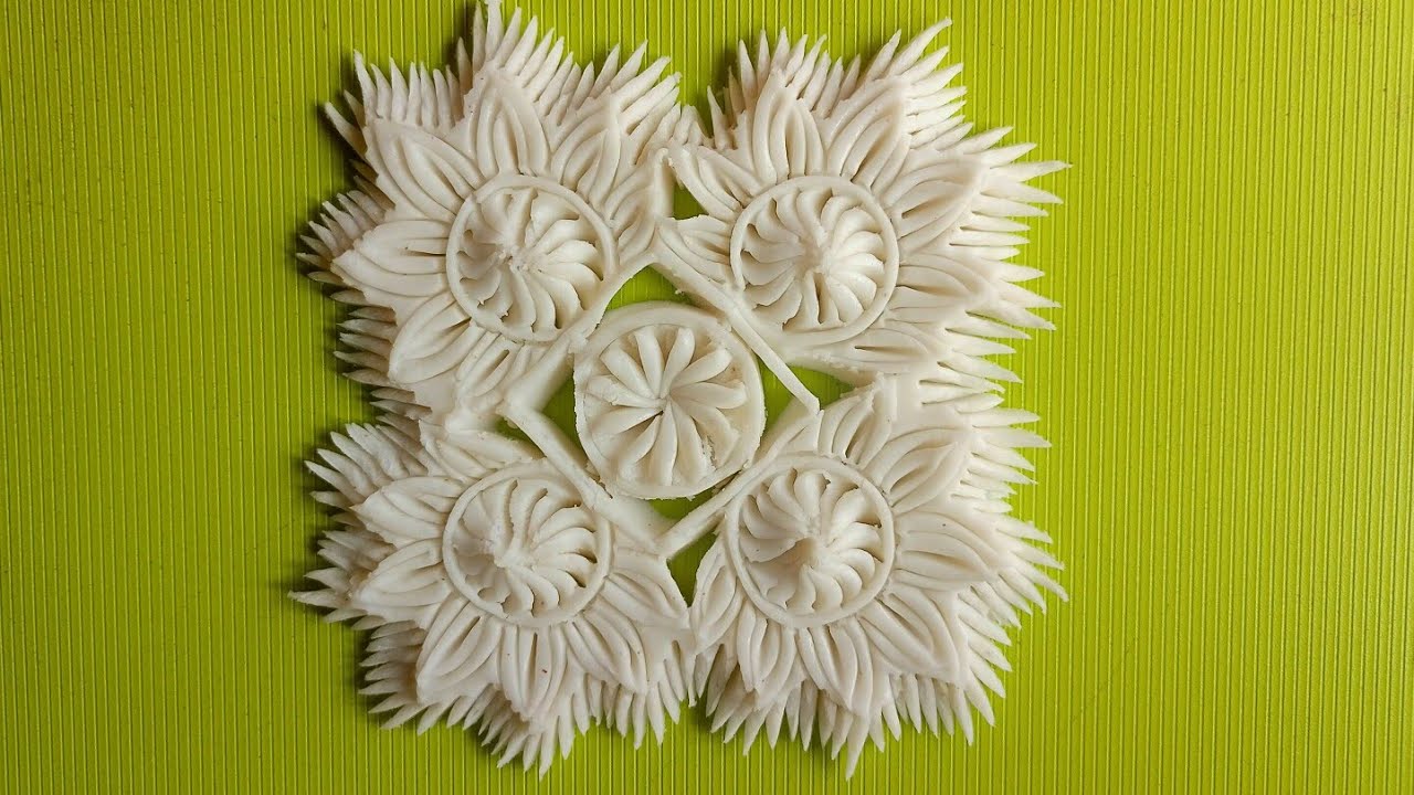 অসাধারণ একটি নকশী পিঠার ডিজাইন | ফুল পিঠার ডিজাইন | Nokshi Pitha Design ...