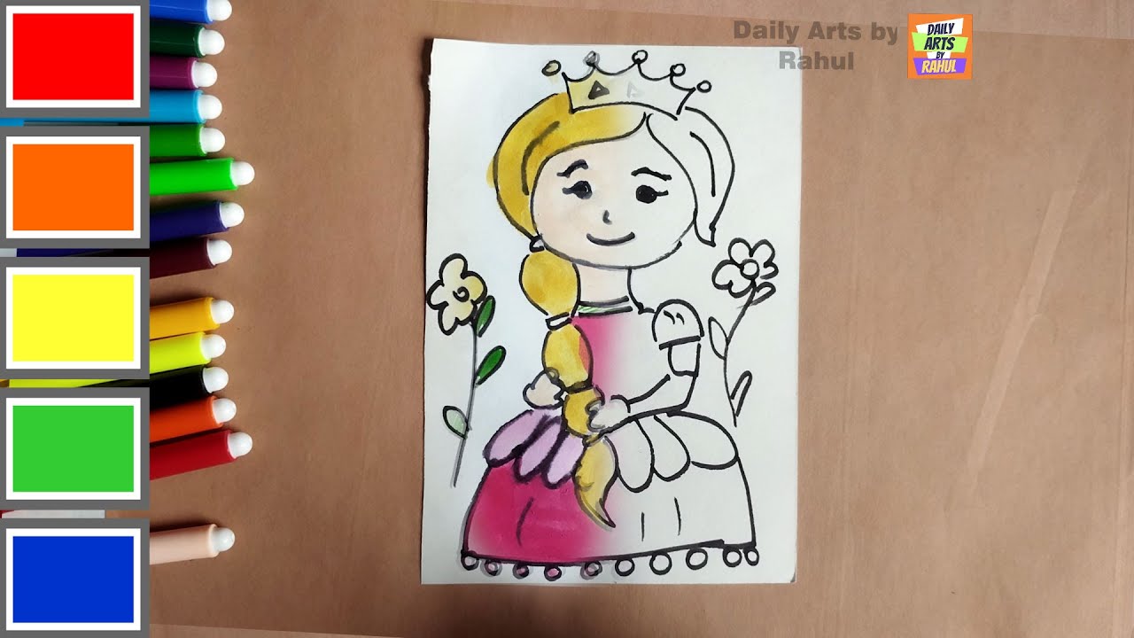How to Draw a Queen | Drawing, Painting for Kids and Toddlers ...
