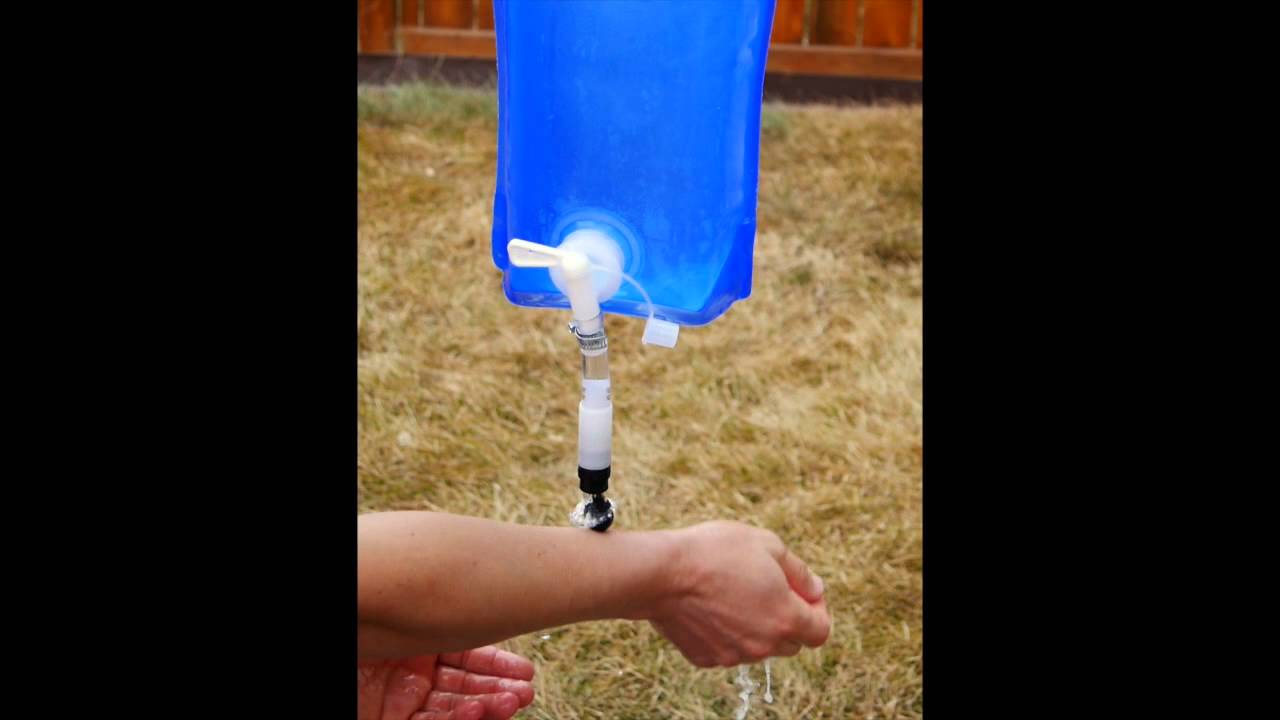 Self-closing Tap and Source Container - YouTube