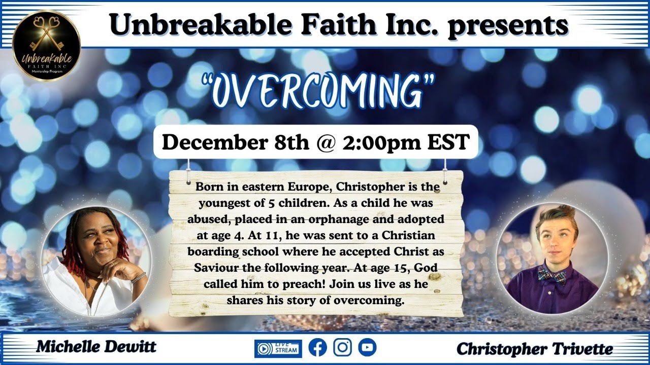"Overcoming" with special guest Christopher Trivette - YouTube