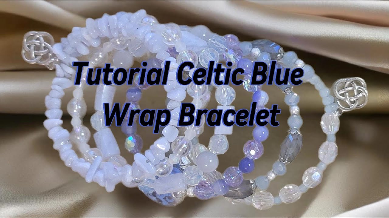 Tutorial Celtic Blue Ice Wrap Bracelet BBB - YouTube