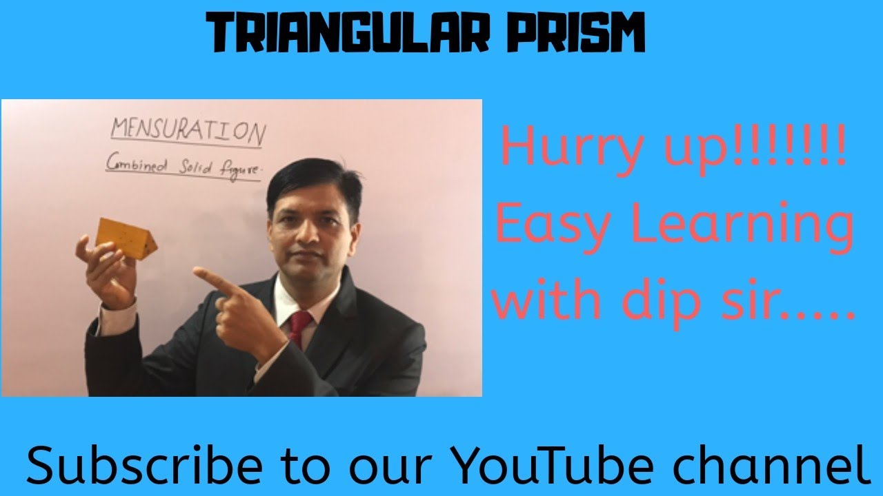 Ep:20 Grade10 MENSURATION TRIANGULAR PRISM.SHORTCUT TRICKS AND SOLVING ...