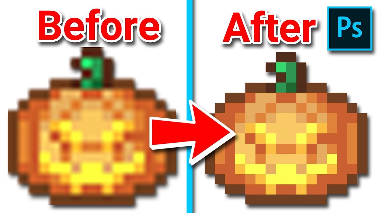 How To Depixelate Images in Photoshop - YouTube