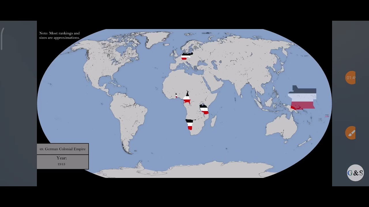 The Top 100 Largest Empires in History With Flags - YouTube