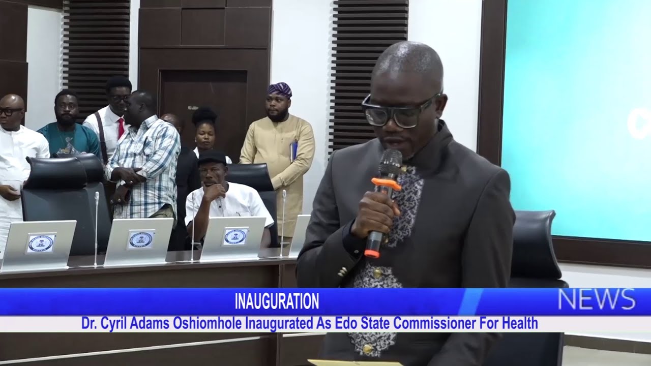 INAUGURATION: Dr Cyril Adams Oshiomhole Inaugurated As Edo State ...