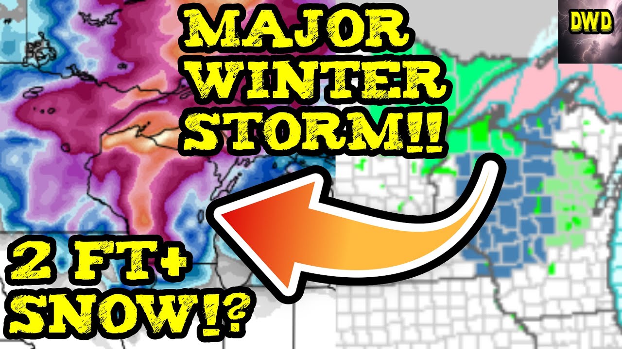 Upcoming MAJOR Winter Storm!!! (Winter Storm Wayne) - YouTube