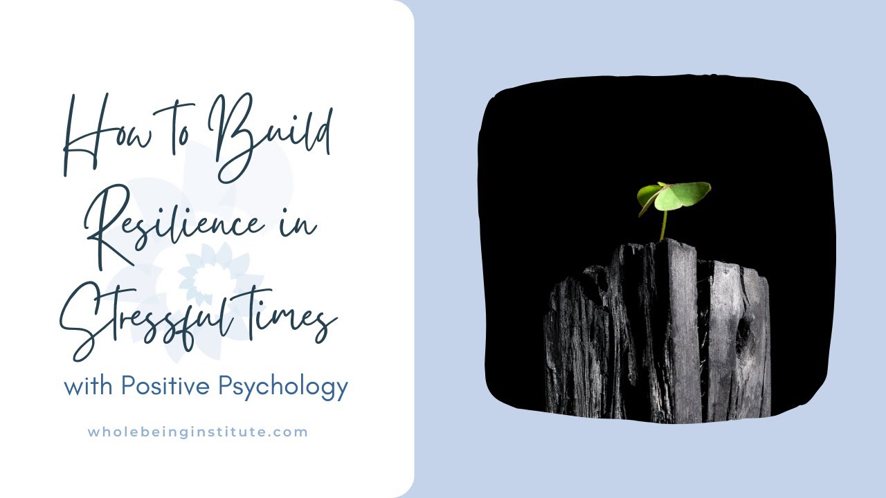 How to Build Resilience In Stressful Times with Positive Psychology ...
