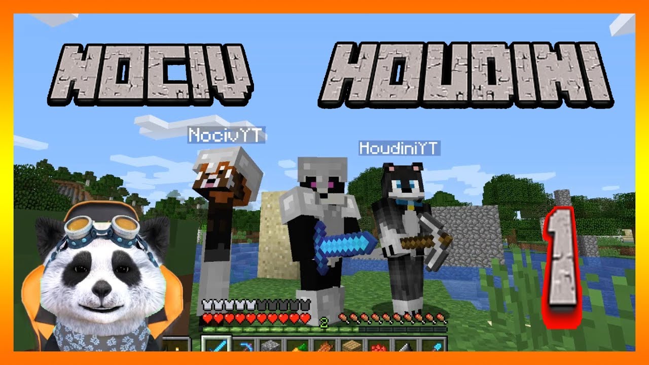 O NOUA AVENTURA CU NOCIV SI HOUDINI | MINECRAFT LUMEA ANIMALELOR - YouTube