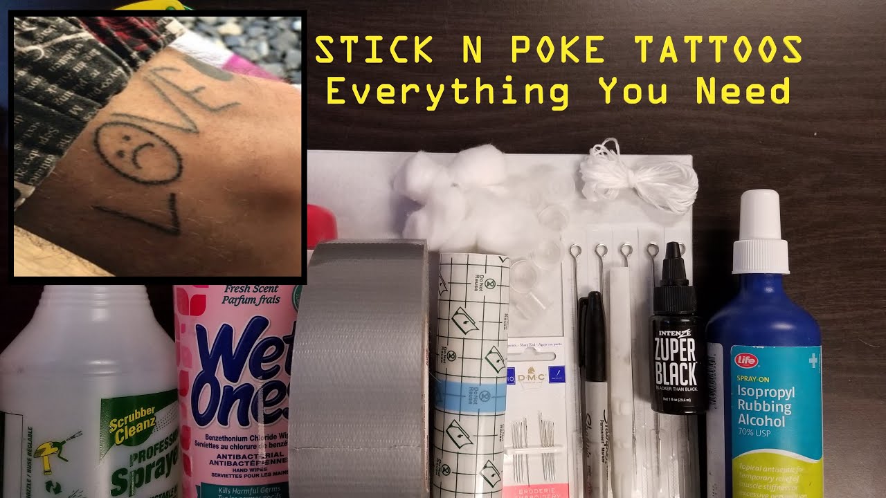 STICK and POKE TATTOOS // Everything You Need - YouTube