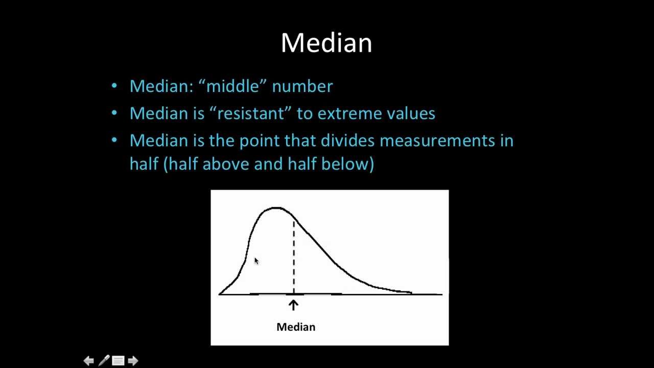 Statistics | 2.1 Measuring the Center: Median - YouTube