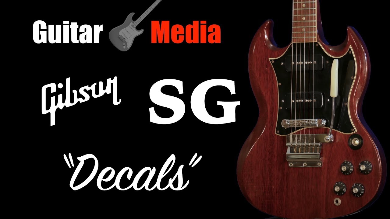 Gibson SG Decals - YouTube