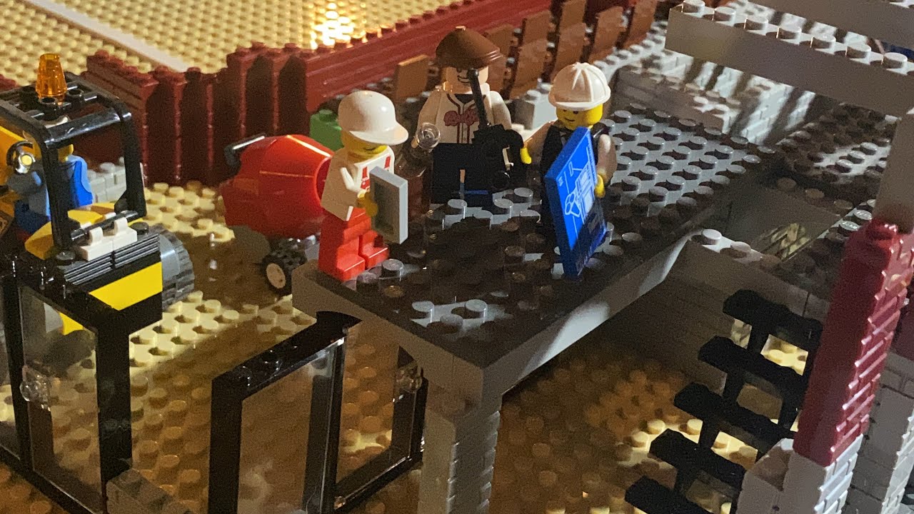 My LEGO Minifig Explores the LEGO City Baseball Stadium Under ...
