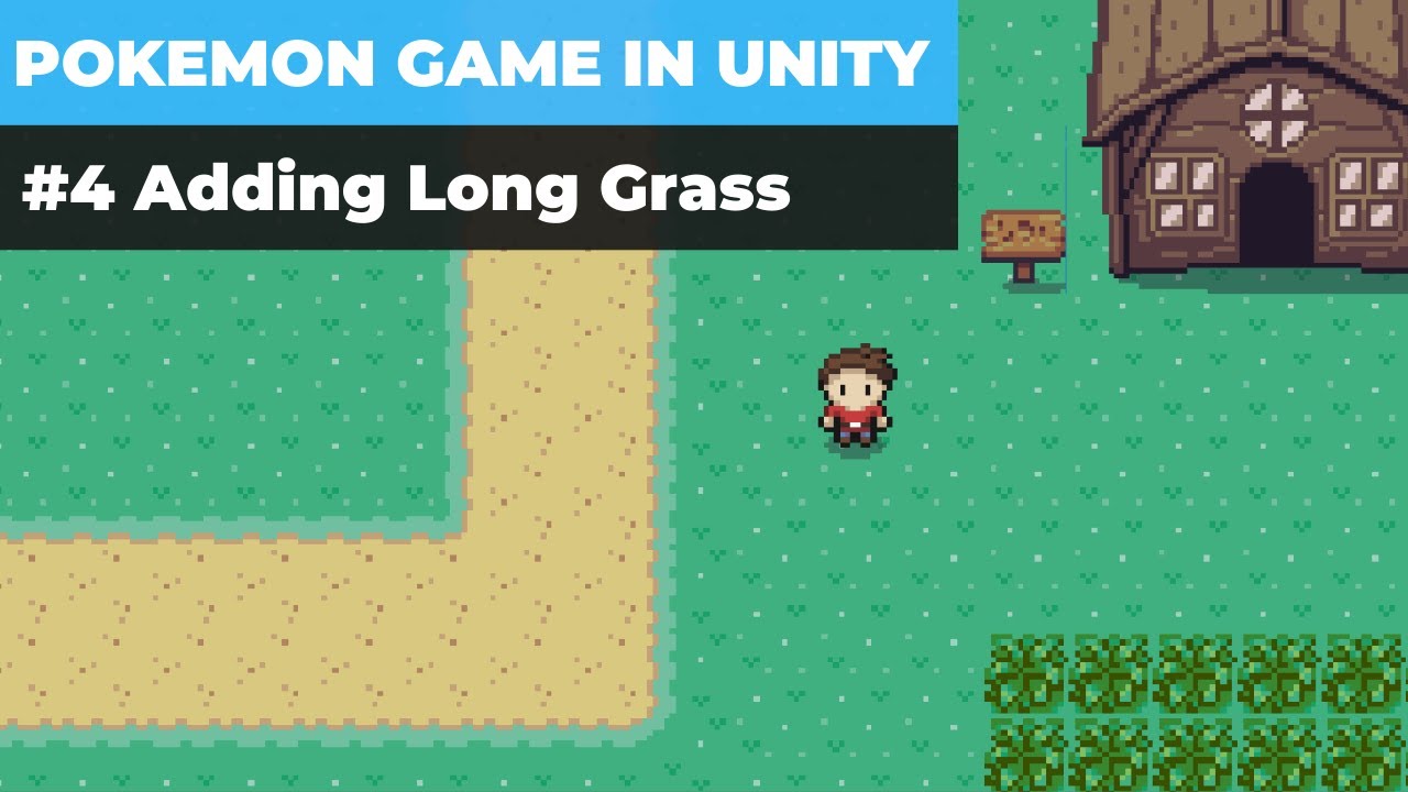 Make A Game Like Pokemon in Unity | #4 - Adding Long Grass and Random ...