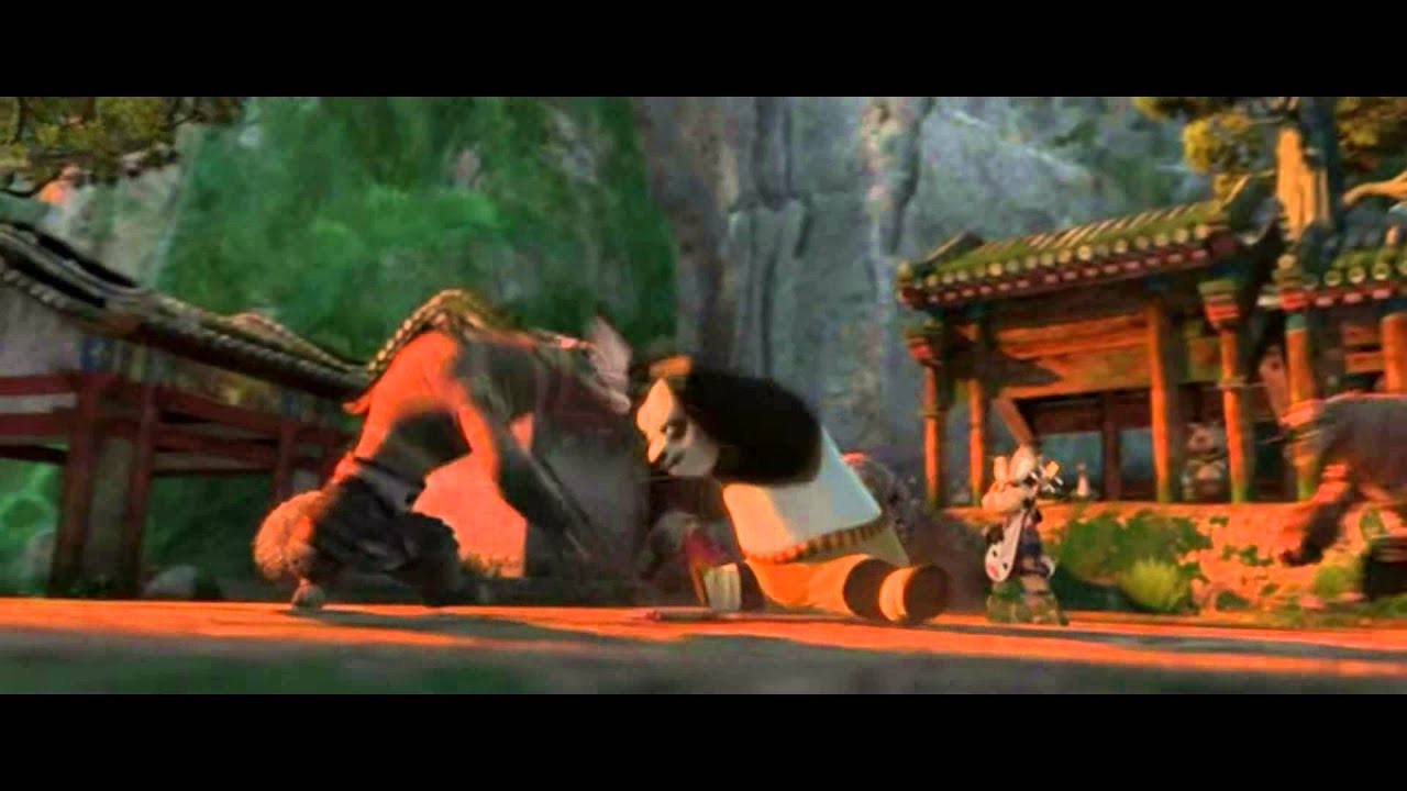 Kung Fu Panda 2 - Po Fight With Wolves - YouTube