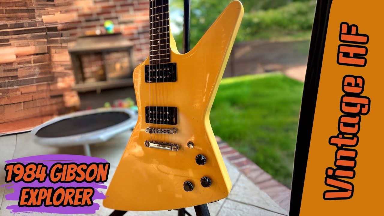 I just bought the Holy Grail - Authentic Gibson ‘84 Explorer - YouTube