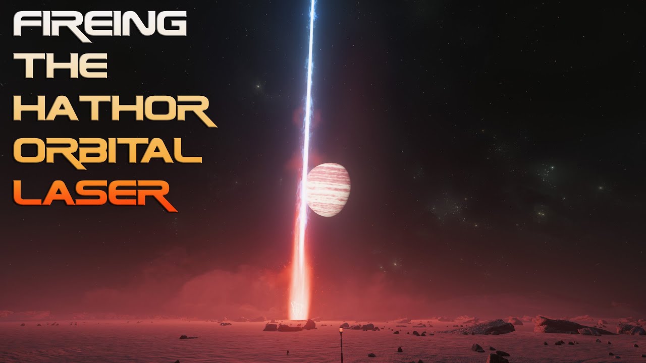 Fireing the Hathor Orbital Laser 3 times. - YouTube