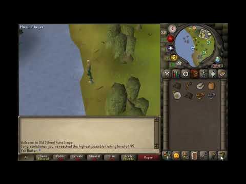 Old School Runescape - Fishing lvl? - YouTube