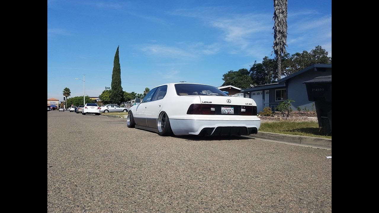 ls400 bumper prep and interior vinyl work - YouTube