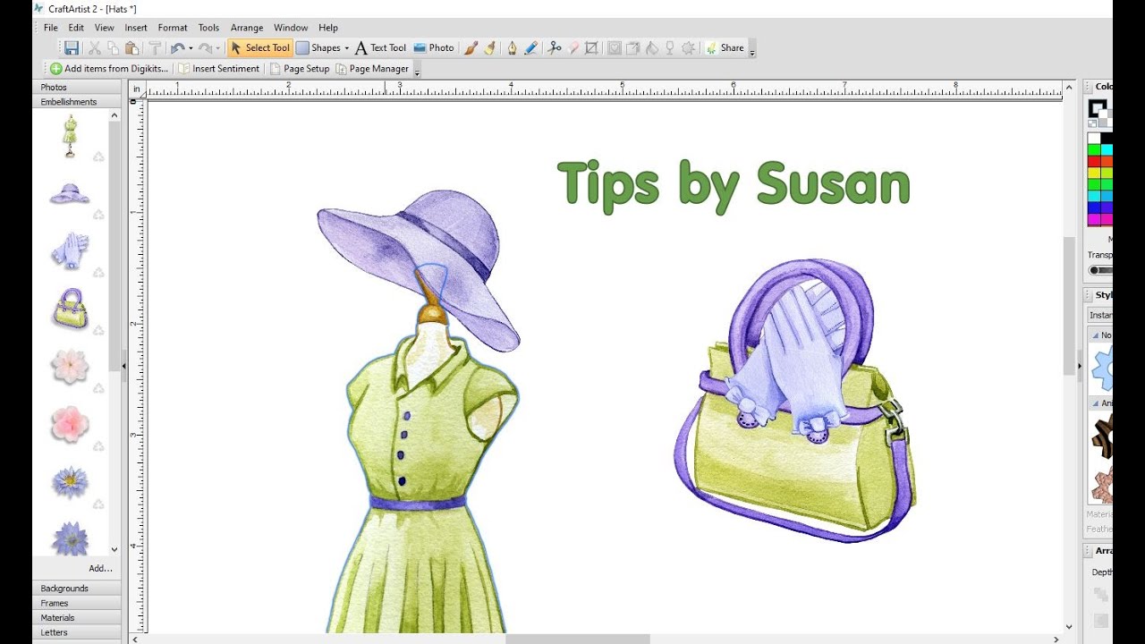 Craftartist Tips by Susan - YouTube