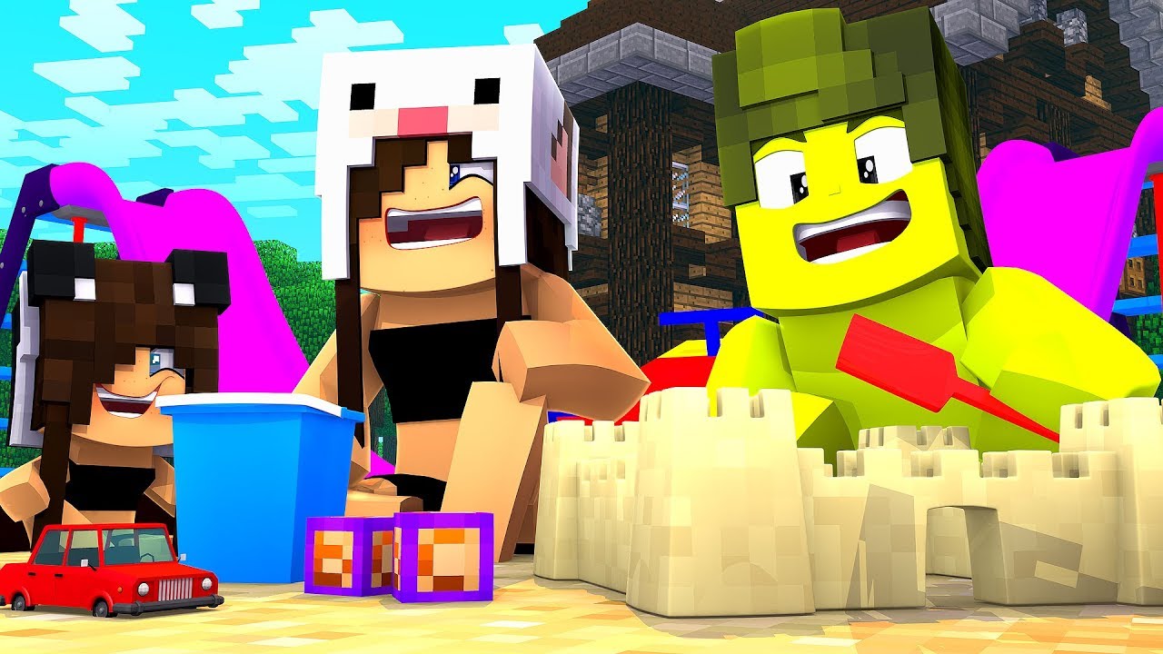 UM PARQUE DE BRINQUEDOS NA NOSSA MANSÃO NO MINECRAFT ! LIXO AO LUXO #19 ...