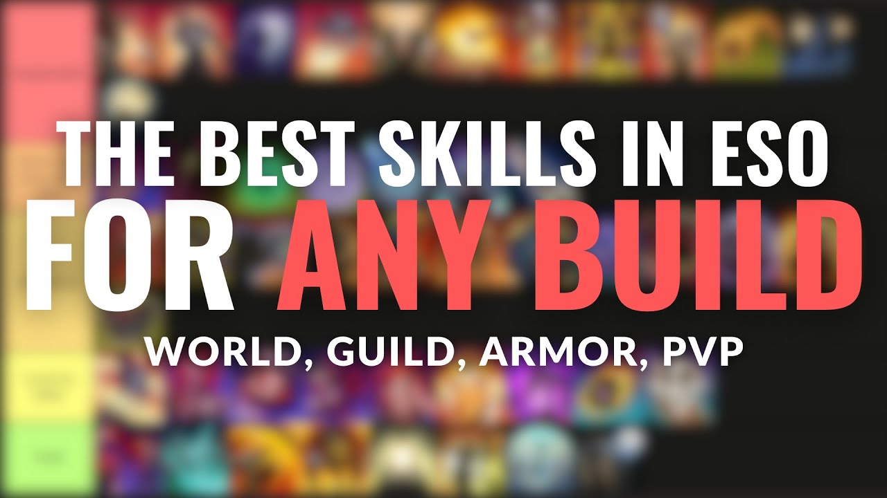 Ranking all 48 Generic Skills (Use on any Build) | ESO Tier List - YouTube