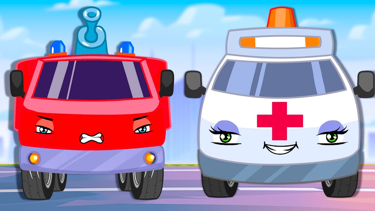 Paramedic Ambulance Car | Kids Cars Video - YouTube