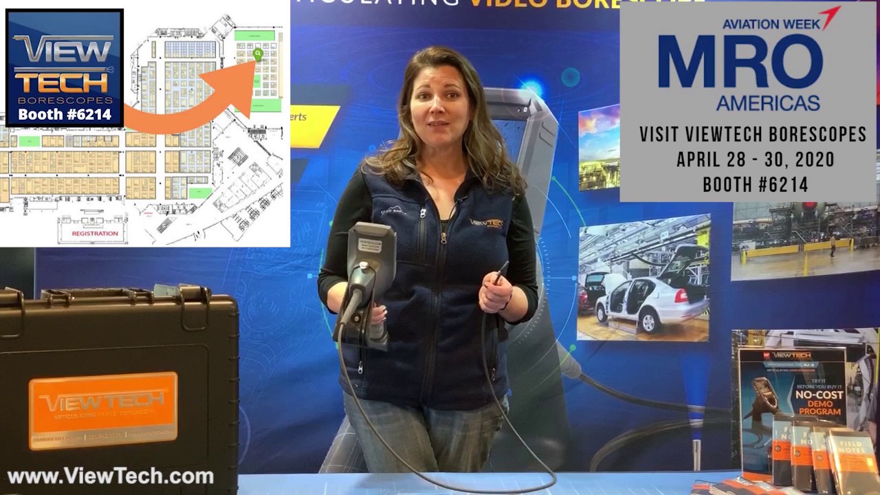 MRO Americas Aviation Week 2020 - ViewTech Borescopes - Booth 6214 ...