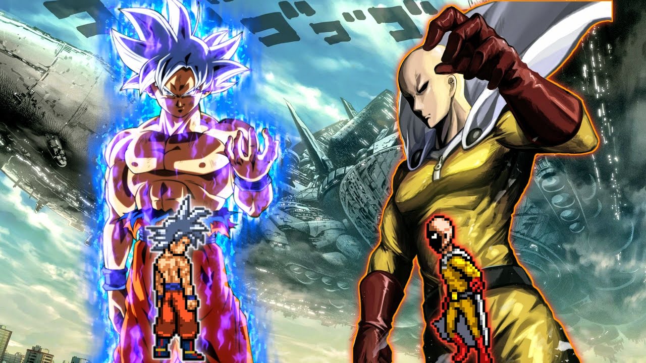 OMG | Goku MUI DBFZ OP VS Accurate Saitama Serious Mode in Jump Force ...