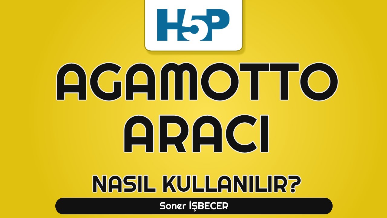 4) H5P Agamotto Aracı Nedir? Nasıl Kullanılır? | H5P.org - YouTube